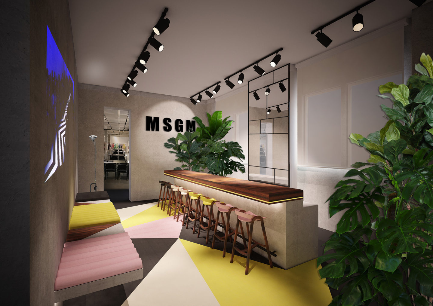 "FAKE BAR" Project @ Riccardo Grassi Showroom | MSGM | CHRISTIAN RIZZI